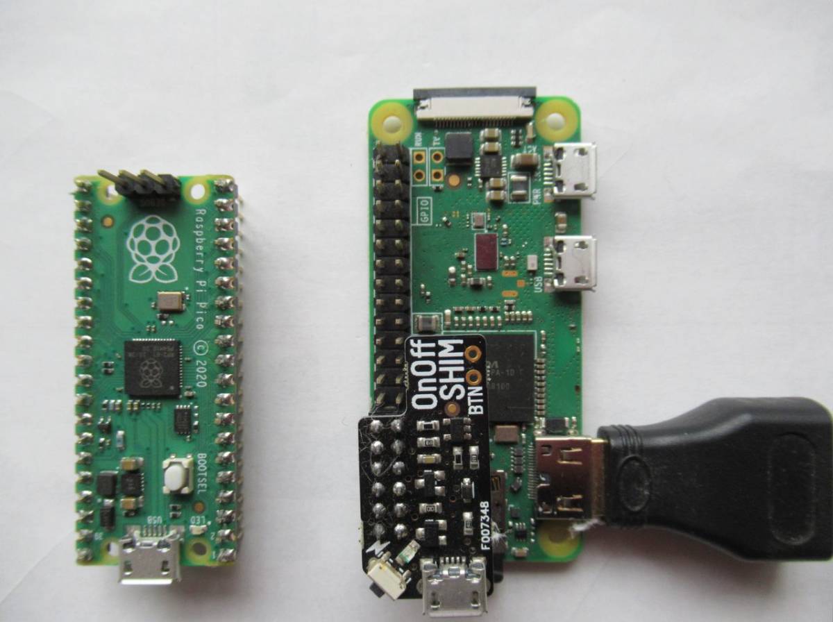 【目立った傷や汚れなし】★★ 【 Raspberry Pi Zero WH V1.1】 ＋【 OnOff SHIM 】＋【 Raspberry ...