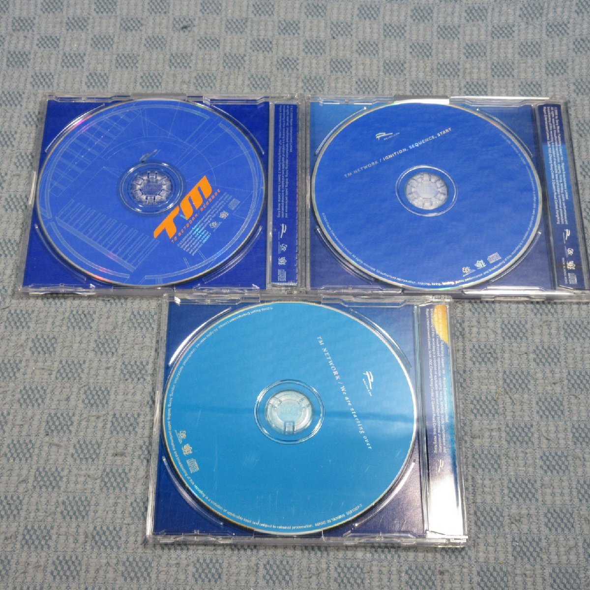【やや傷や汚れあり】JA658 【送料無料】TM NETWORK「MESSaGE/IGNITION, SEQUENCE, START/We ...