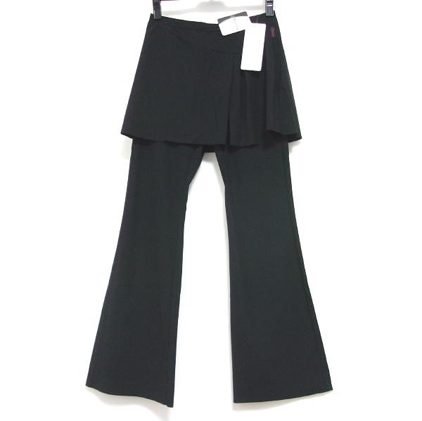 【目立った傷や汚れなし】新品★chacott★チャコット★スカート付きブーツカットスパッツ★ブラック★M★ダンス★フィットネス★パンツ★伸縮性 ...