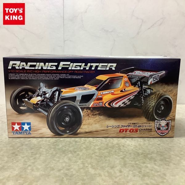 【やや傷や汚れあり】タミヤ DT03 レーシングファイター ラジコン 1/10 #88704 TAMIYA 電動RC レーシングバギー シャーシ ボディ DT-03 の落札情報詳細| ヤフオク ...
