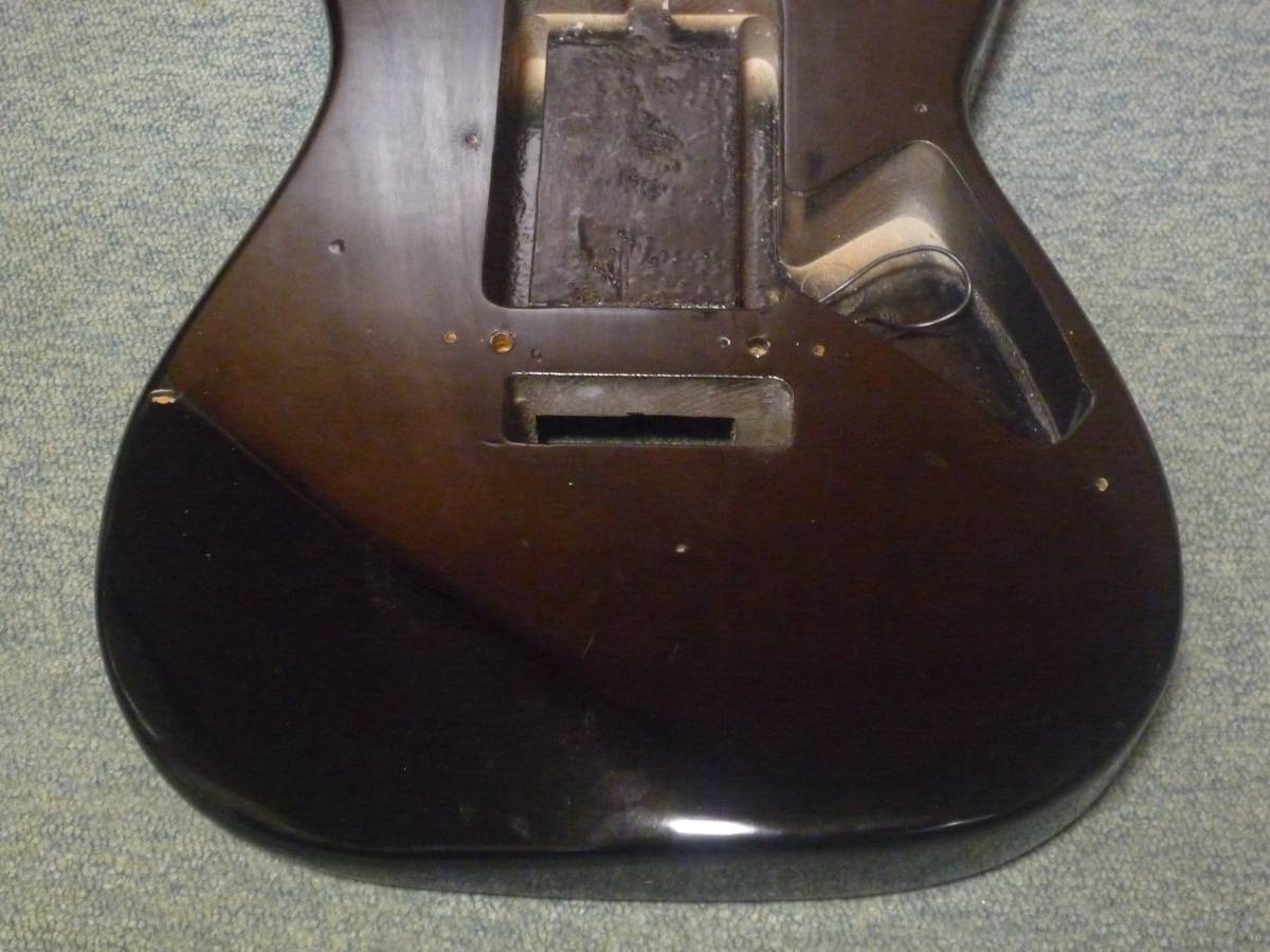 【傷や汚れあり】1986年製 FERNANDES “REVOLVER” FR-65 Body BLACK フェルナンデス リボルバー ボディ ...