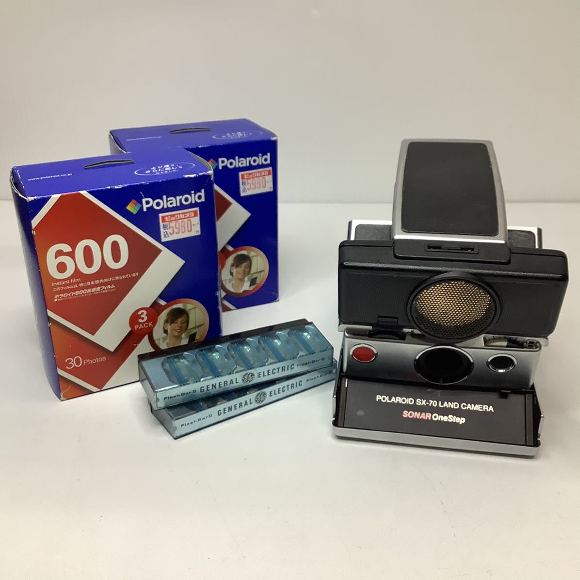 【やや傷や汚れあり】ポラロイド POLAROID SX-70 Land Camera SONAR OneStep 中古品 おまけ付の落札情報 ...