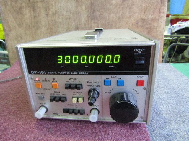 【目立った傷や汚れなし】NF DF-191 DIGITAL FUNCTION SYNTHESIZER デジタル ファンクションシンセサイザーの ...