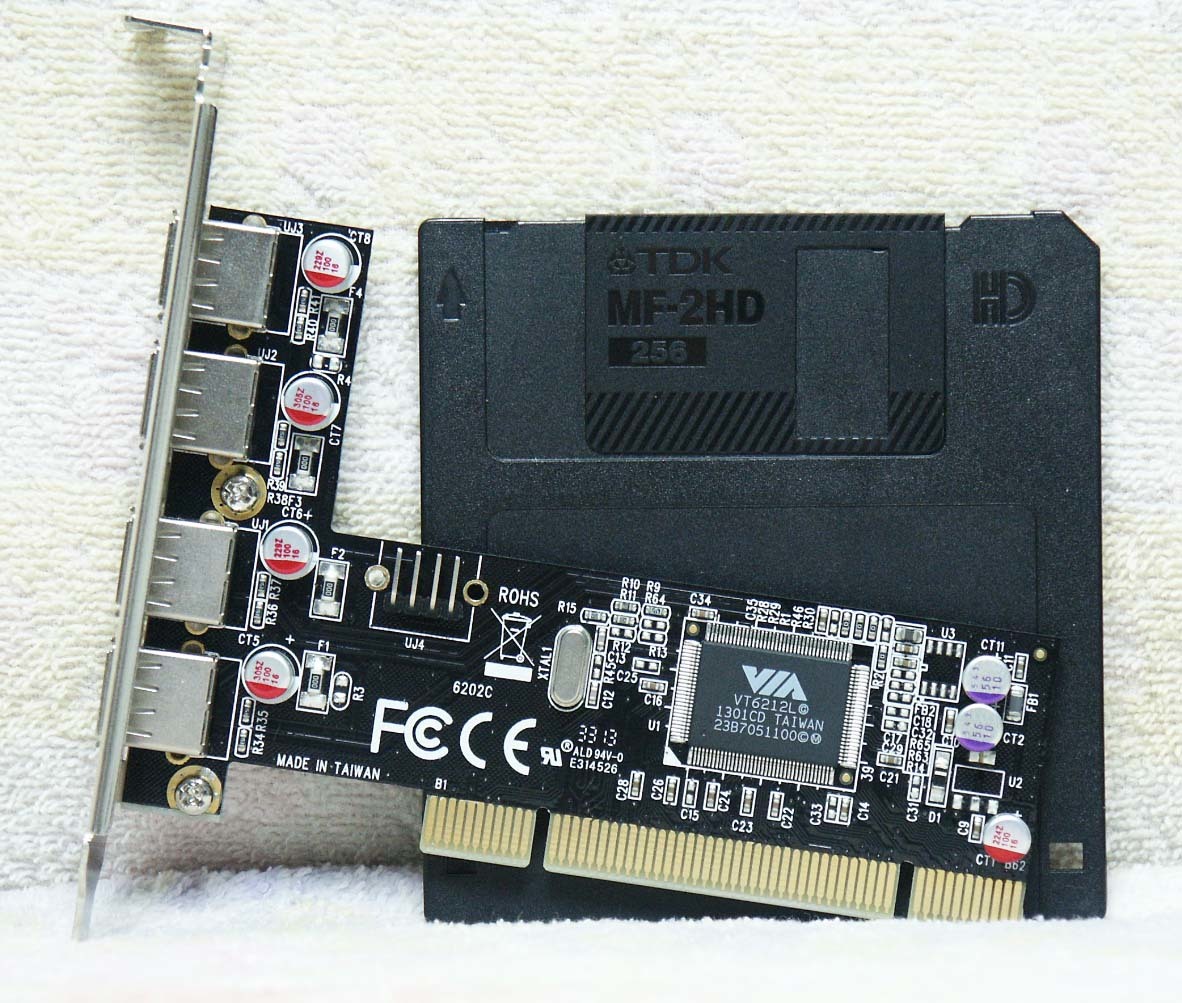 【未使用に近い】【PC周辺機器】 PC-9821シリーズ対応 VT6212 USB2.0 インターフェースボード ( 新品ボード加工品 ...