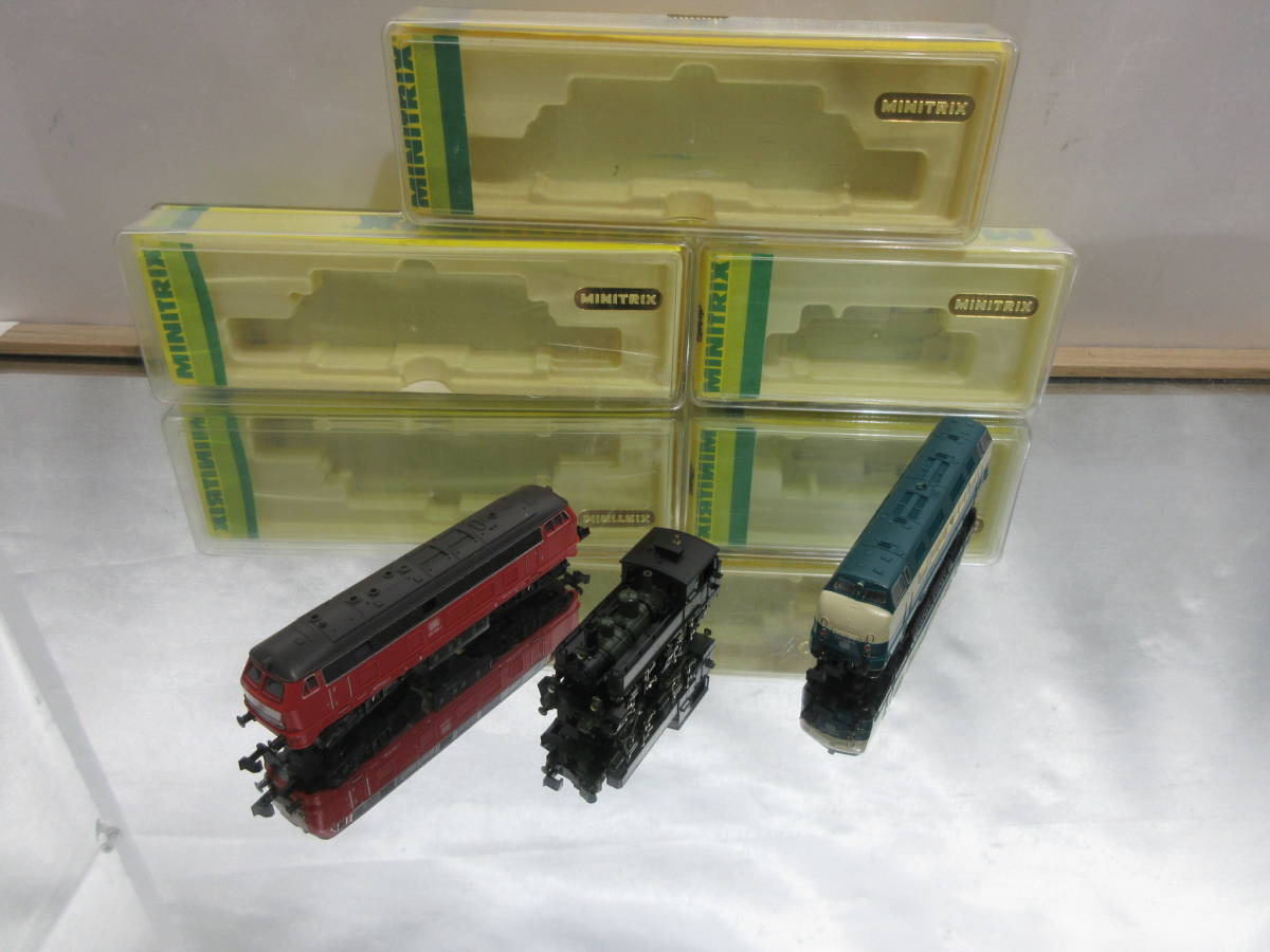【未使用に近い】⑬ MiniTrix ミニトリックス Nゲージ 外国車両 2079・12834・12873 3車両 セット コレクター流出品 ...