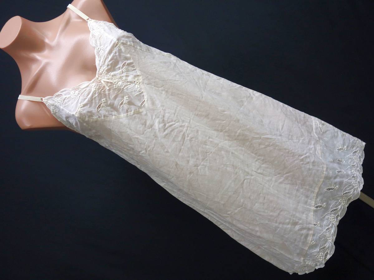 【目立った傷や汚れなし】4982★B85 スリップ Wacoal ワコール PS4023 胸元刺繍 ピーチピンク系の落札情報詳細 - ヤフオク落札価格検索 オークフリー