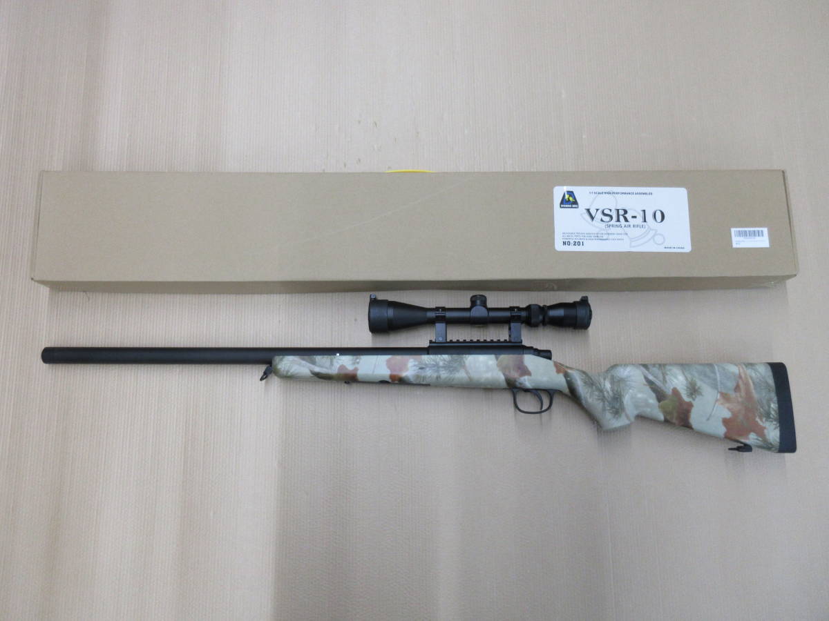 【未使用】DOUBLE BELLボルトアクションエアーライフル VSR(マルチカラー)新品 ライフルスコープ KM企画0.9Jスプリング仕様 初速調整済み 初速98.5m/s の落札情報詳細 ...