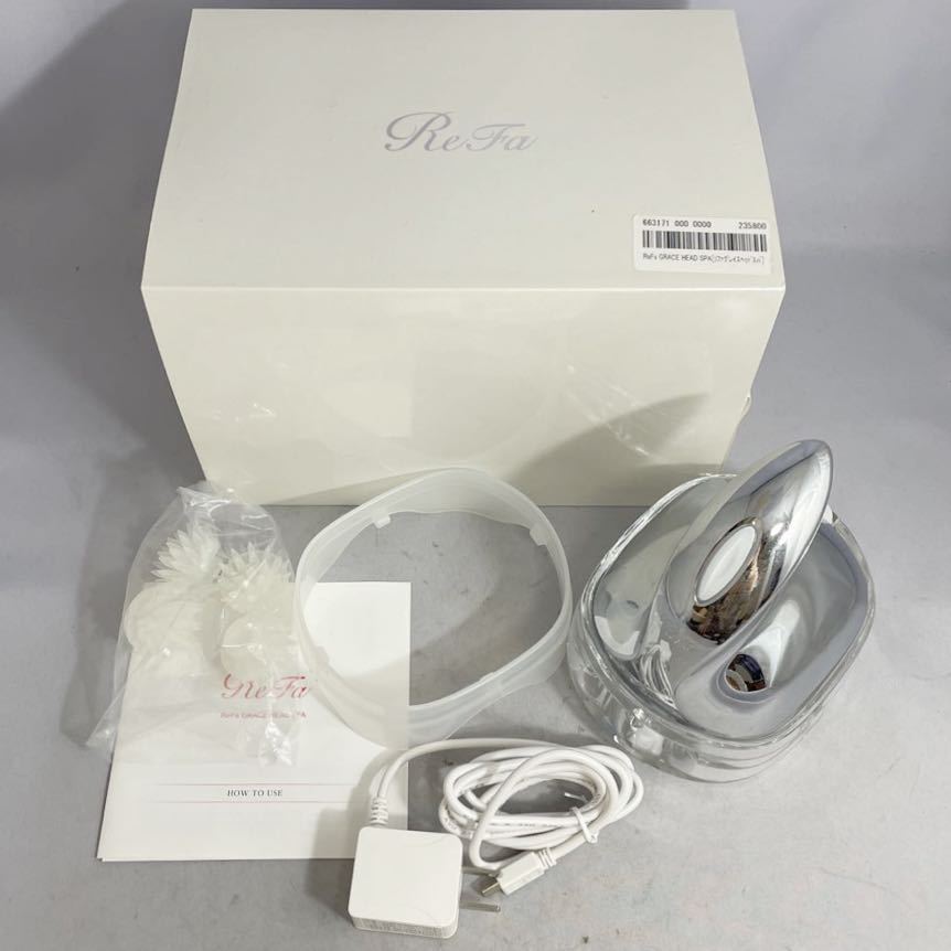 【やや傷や汚れあり】NN0707 104 中古品 現状品 動作確認済 MTG ReFa GRACE HEAD SPA リファグレイスヘッドスパ RF-GH2114B 箱付 1円スタートの落札 ...