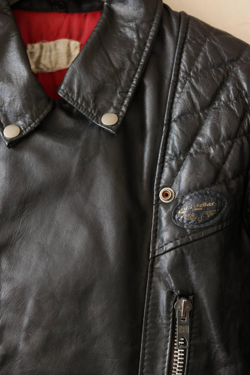 【傷や汚れあり】希少70s VINTAGE LEWIS LEATHERS ルイスレザー ネバダ /検 schott fragment beck ...