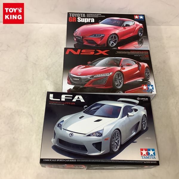 【全体的に状態が悪い】1円〜 タミヤ 1/24 レクサスLFA フルディスプレイモデル、トヨタGRスープラ、NSXの落札情報詳細 - ヤフオク落札価格検索 オークフリー
