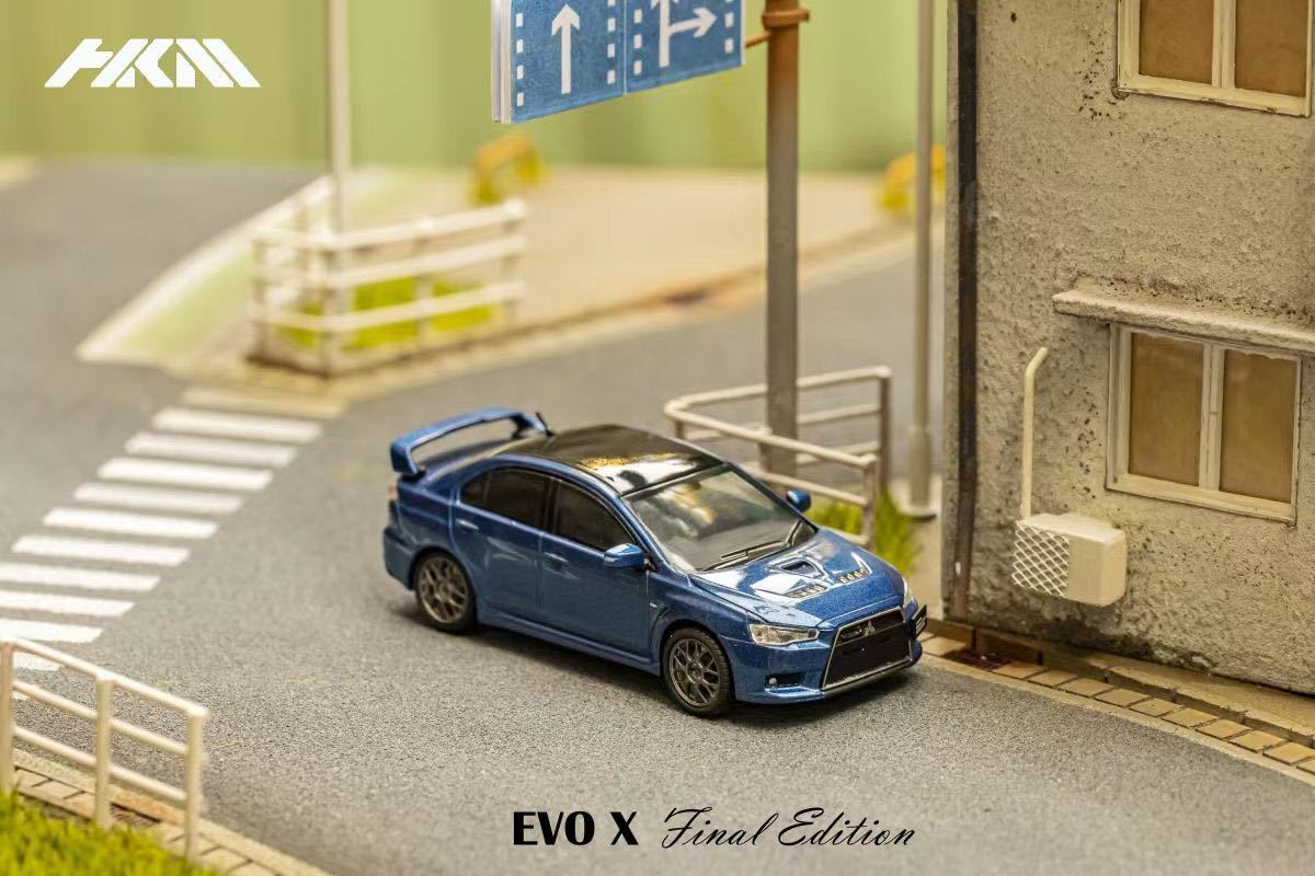 【未使用】1/64 HKM Lancer Evolution EVO X Final Edition 青 ランサーエボリューション ランエボの落札情報詳細 - ヤフオク落札価格検索 オークフリー