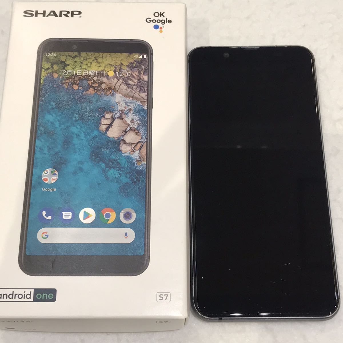 【傷や汚れあり】 Android ONE SHARP スマホ Android アンドロイド S7-SH スマートフォン サブ機 グレー シルバー SIMロック解除済み 判定 DA0の落札情報 ...