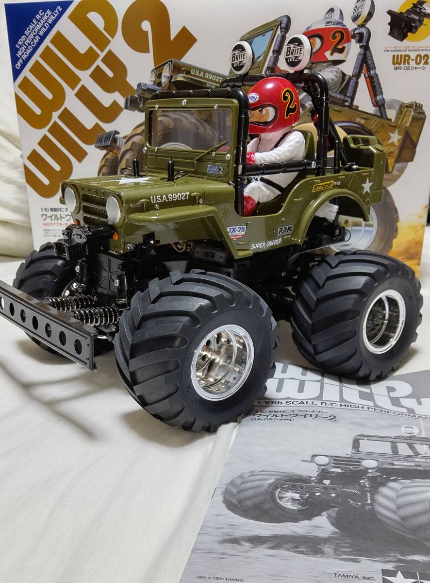 【未使用に近い】ワイルドウィリー2 WR-02 WR02 未使用ボディ＆シャーシ サーボ ESCオマケ付き 送料無料 ワイルドウィリーの落札情報詳細 - ヤフオク落札価格検索 オークフリー