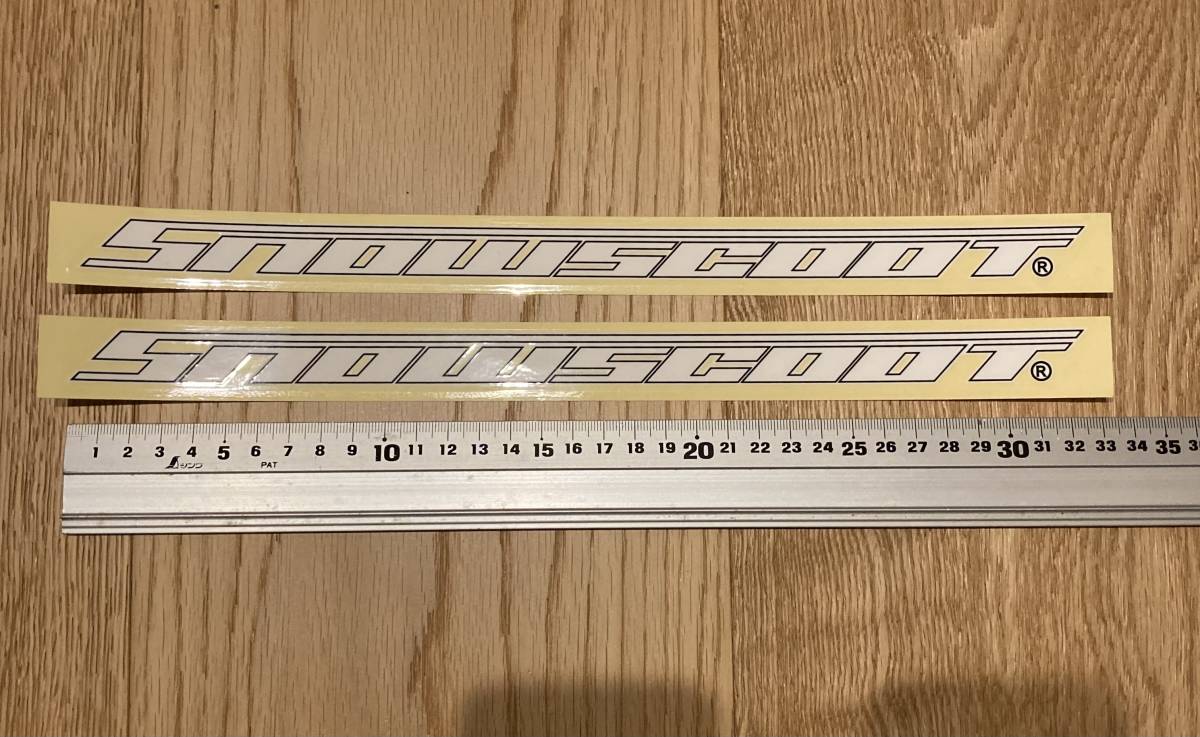 【未使用】SNOWSCOOT スノースクート ステッカー 2枚セットの落札情報詳細 - ヤフオク落札価格検索 オークフリー