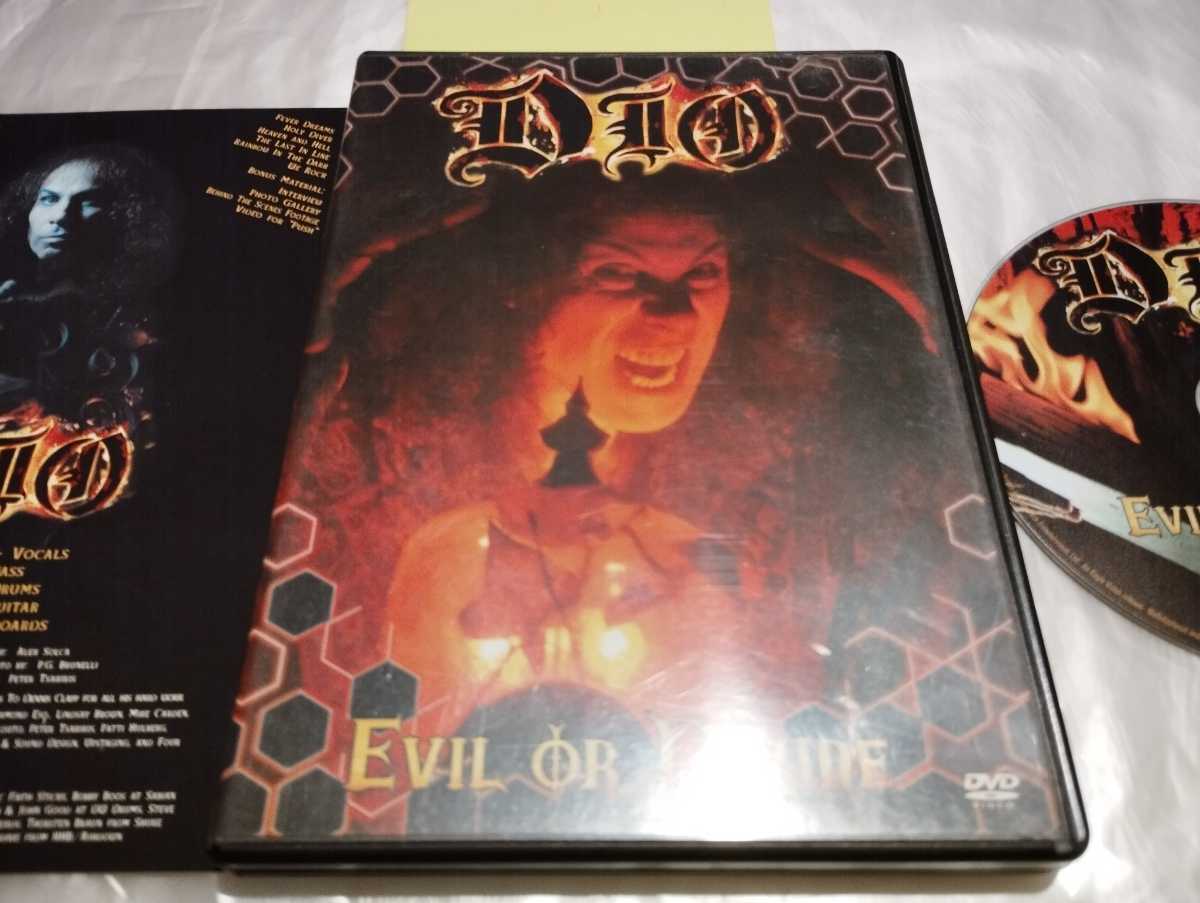 【やや傷や汚れあり】DIO Evil Or Devine LIVE 輸入盤DVD NTSC Region 1 ロニー・ジェイムズ・ディオ ...