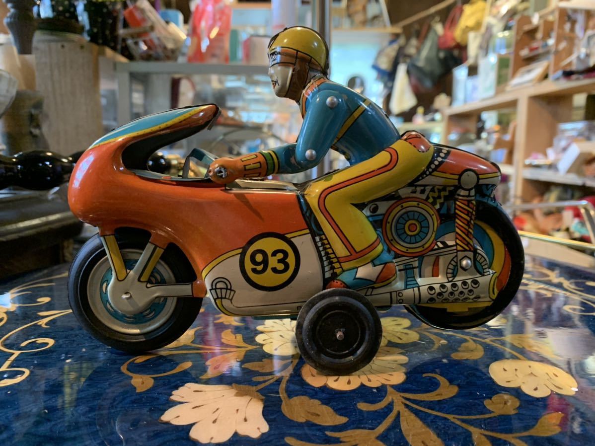 【傷や汚れあり】当時物 OMI INDIA WINNER 93 Mortorcycle バイク オートバイ ブリキ フリクション 箱付きの落札 ...