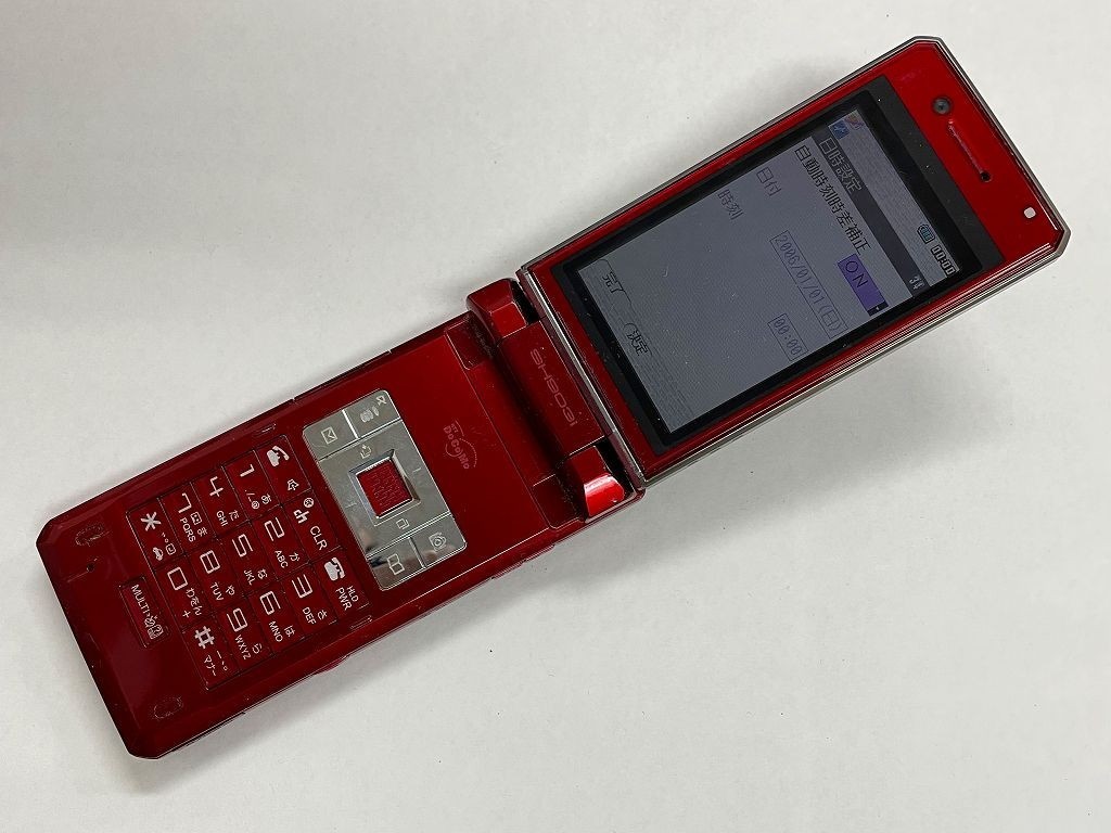 【中古】AA639 docomo FOMA SH903i レッド の落札情報詳細| ヤフオク落札価格情報 オークフリー