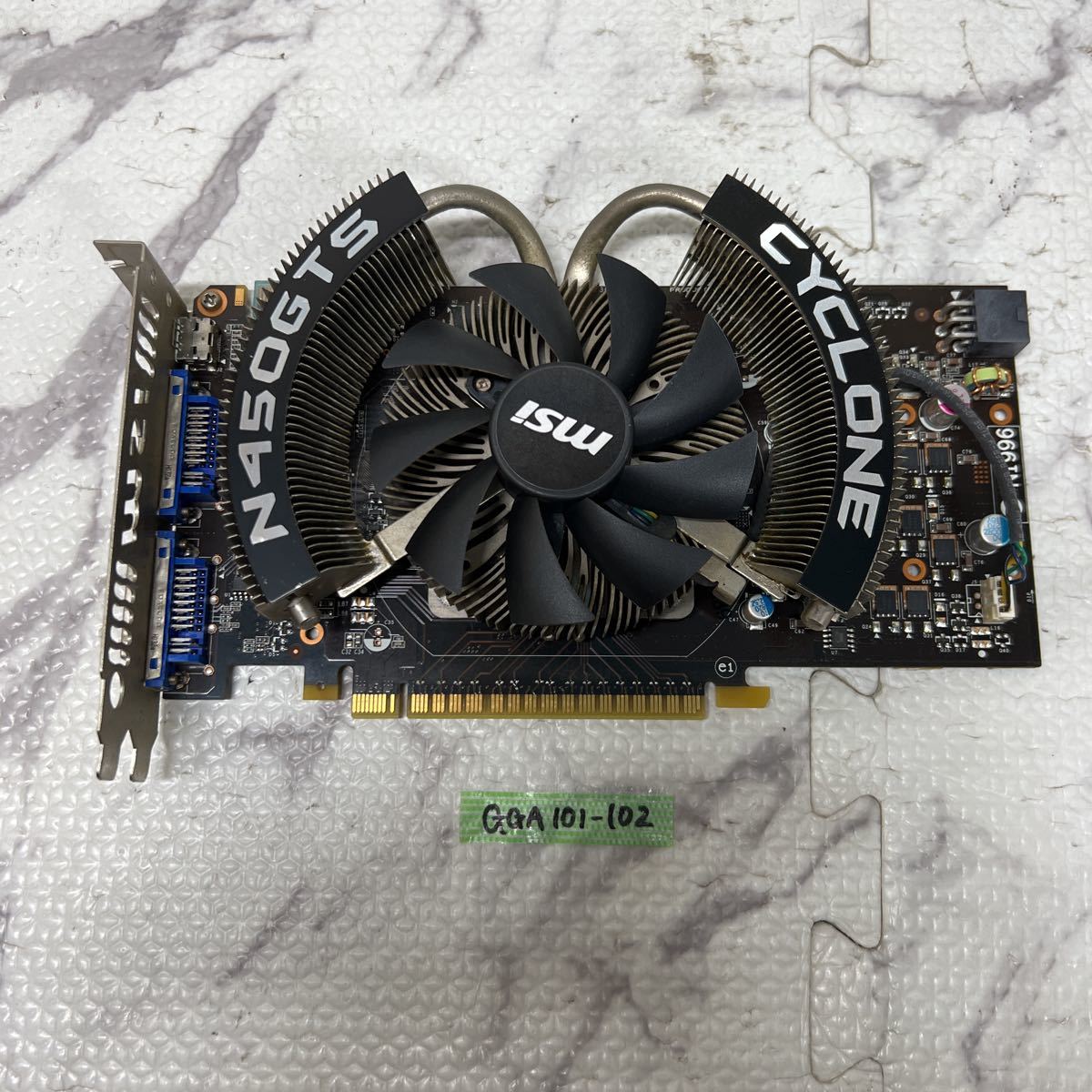 【傷や汚れあり】GGA101-102 激安 グラフィックボード msi GeForce GTS 450 GDDR5 1GB [ N450GTS ...