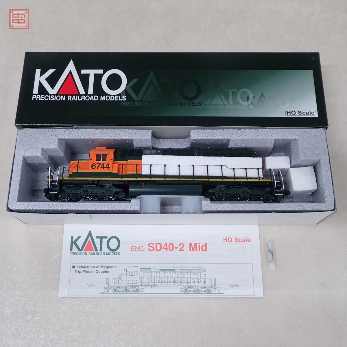 【やや傷や汚れあり】カトー 37-2501 ALCO RS-2 ディーゼル機関車 Santa Fe #2099 HOゲージ 鉄道模型 KATO ...