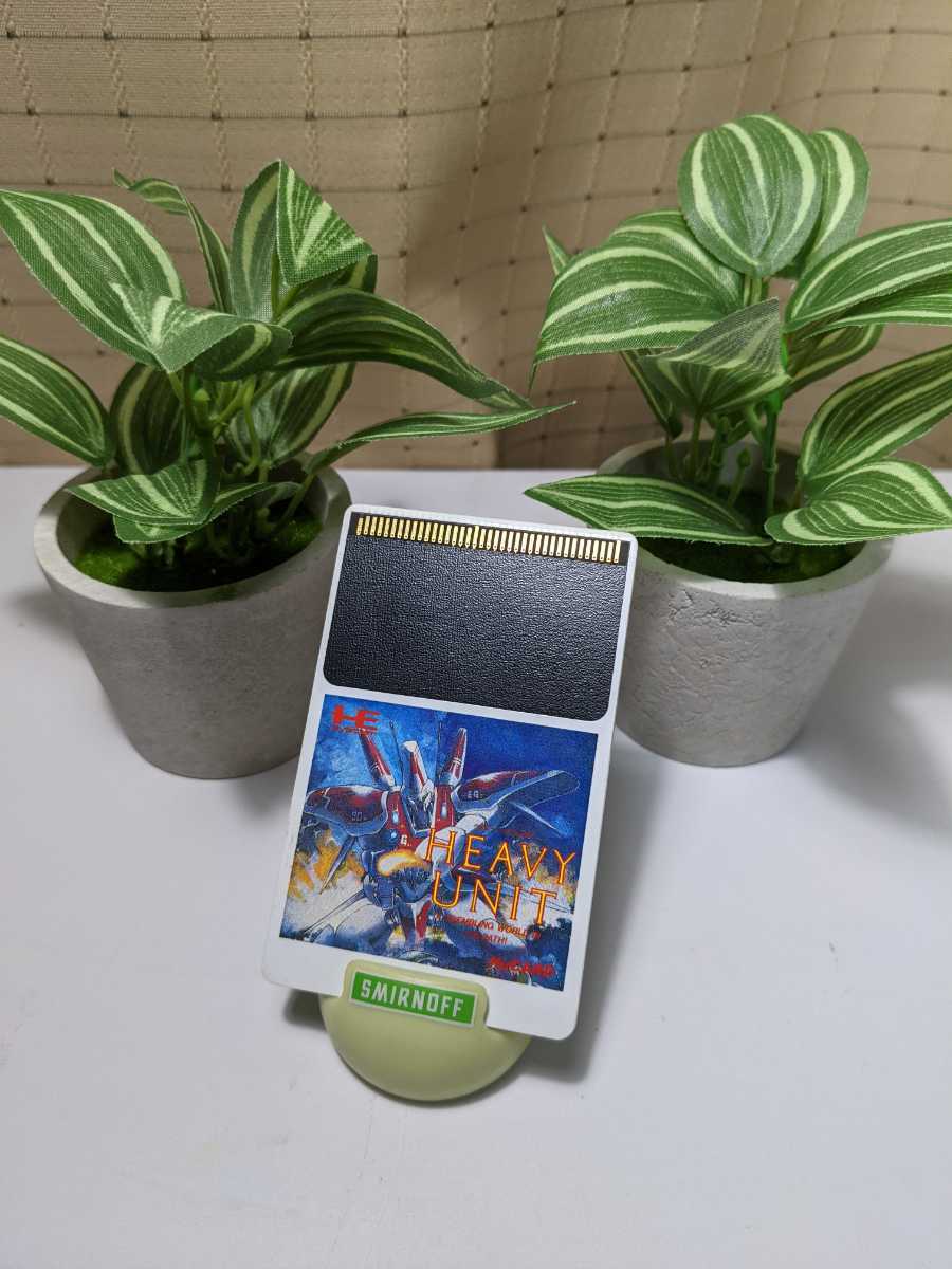 【やや傷や汚れあり】☆起動確認済☆ pcエンジン Hucard HEAVY UNIT ヘビーユニット タイトー TAITO PCEの落札情報 ...