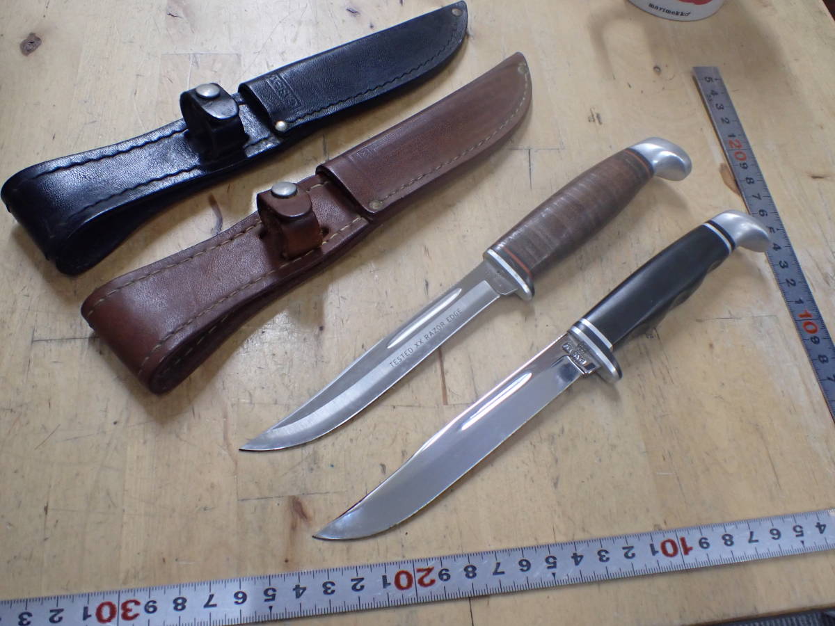 【傷や汚れあり】『T16F』CASE XX シースナイフ 2本（2点）まとめてセット 316-5 SSP 216-5の落札情報詳細 ...