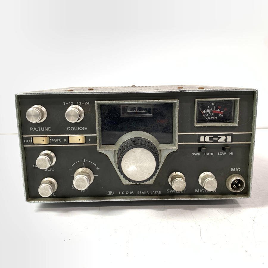 【全体的に状態が悪い】ICOM IC-21 VHFトランシーバー 144MHz ジャンク品の落札情報詳細 - ヤフオク落札価格検索 オークフリー
