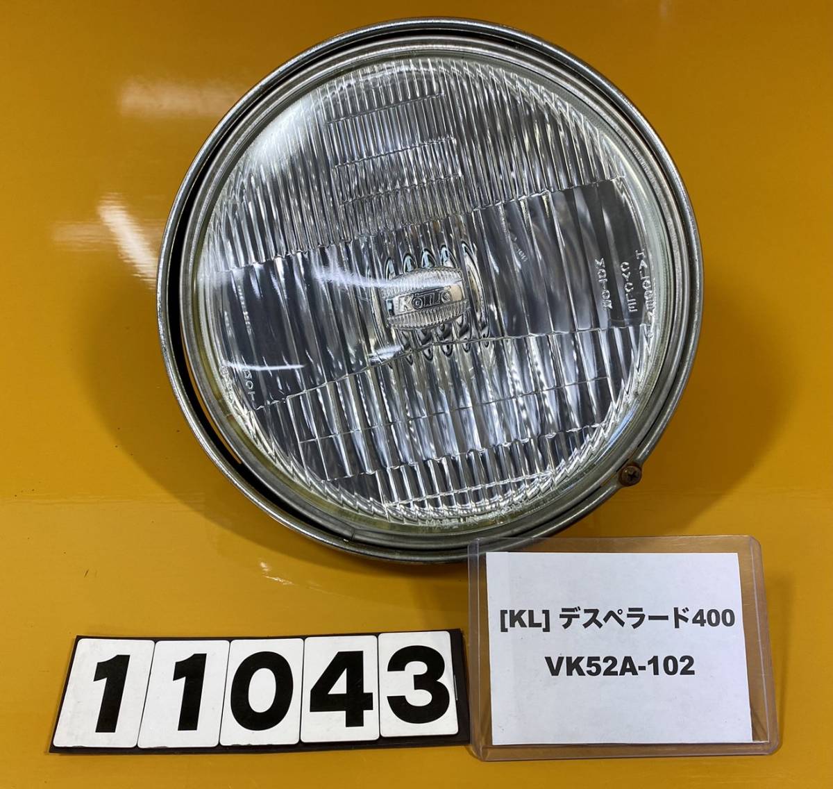 【傷や汚れあり】送料B [KL 11043]即決!!デスペラード400 純正ヘッドライト レンズ!!同梱可!!検索)VK52A-102の落札 ...