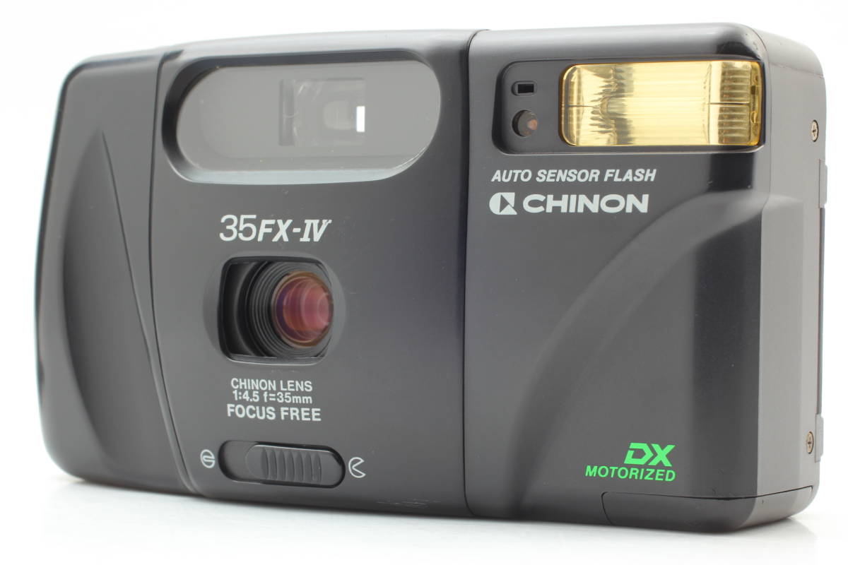 【目立った傷や汚れなし】【美品】Chinon 35 FX IV Point and Shoot Compact Film Camera ...