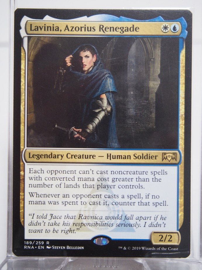 【やや傷や汚れあり】MTG 金/日本語版 《アゾリウスの造反者、ラヴィニア/Lavinia, Azorius Renegade》ラヴニカの献身 ...