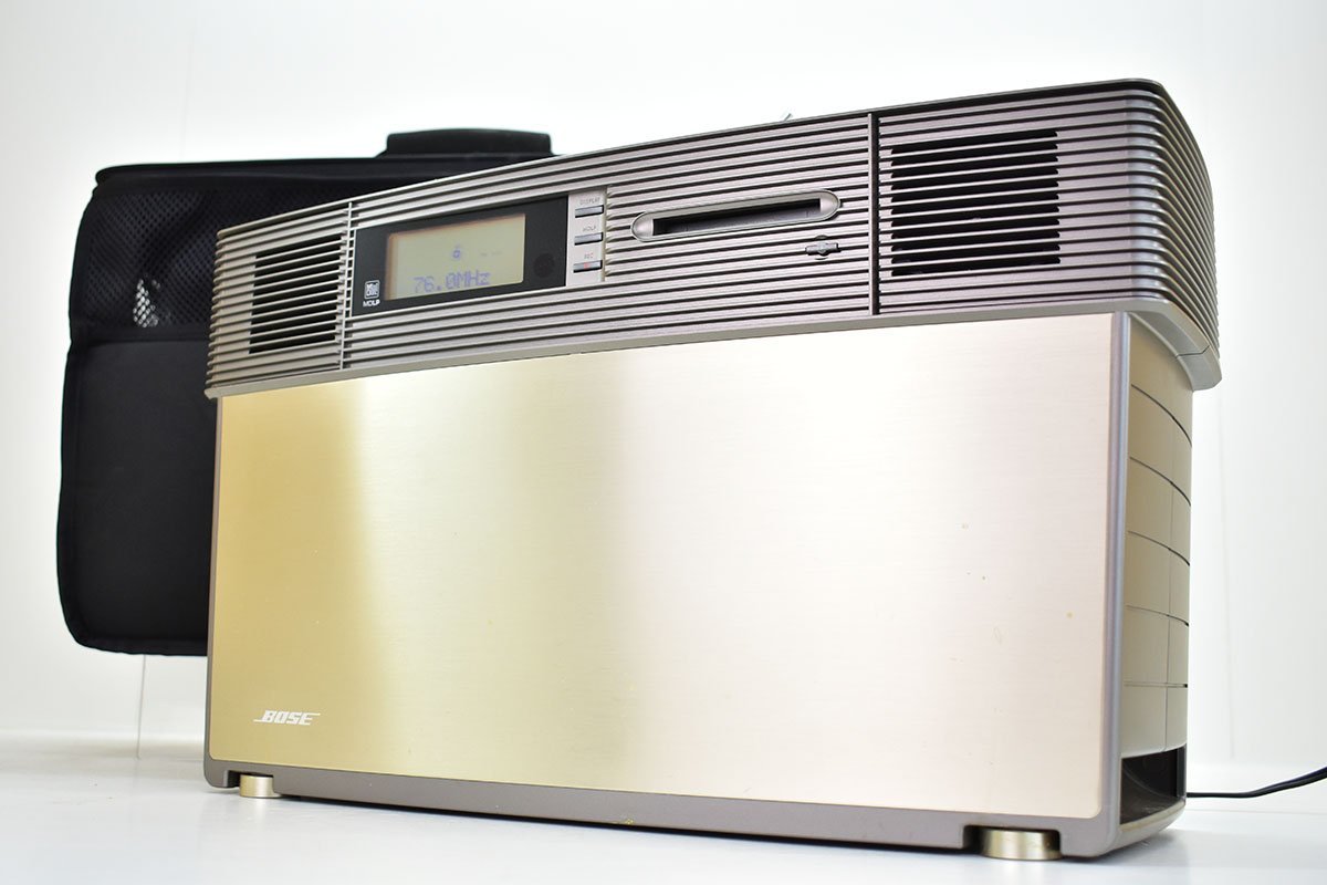 【傷や汚れあり】BOSE Virtual Imaging Array CD/MD/ラジオ ステレオプレーヤー ケース ケーブル付き [ボーズ ...