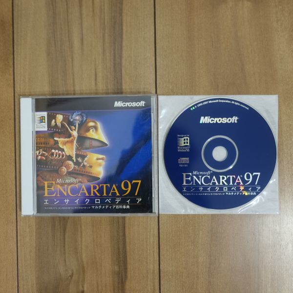 【目立った傷や汚れなし】Microsoft ENCARTA 97 encyclopedia マルチメディア百科事典 Windows 動作品の ...