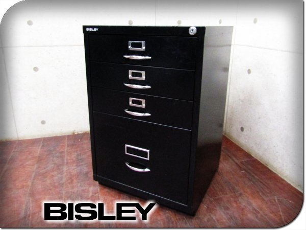 【中古】【Bisley】ビスレー キャビネット BAシリーズ ブラック 中古 の落札情報詳細| ヤフオク落札価格情報 オークフリー