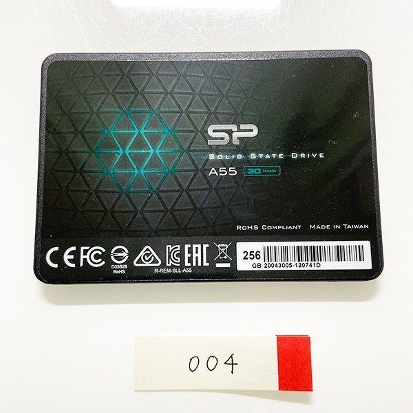 【やや傷や汚れあり】【正常表示】004 Silicon Power A55 256GB SSD 2.5インチ 内臓 保証あり の落札情報詳細| ヤフオク落札価格情報 オークフリー