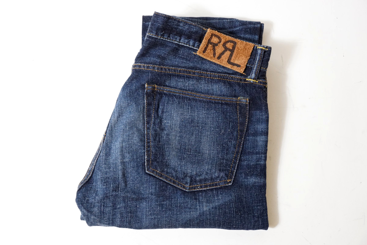 【目立った傷や汚れなし】美品 RRL ダブルアールエル スリムフィット デニムパンツ 33/32 インディゴ ジーパン ラルフローレン ビンテージ 加工の落札情報詳細 - ヤフオク落札価格検索 ...
