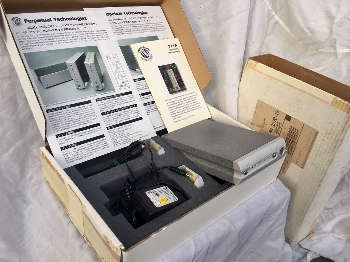 【全体的に状態が悪い】難あり 故障 不稼働 P-1A パーペチュアル テクノロジーズ Perpetual Technologies DDC DDコンバーター 元箱 取説 カタログ 送料無料の ...