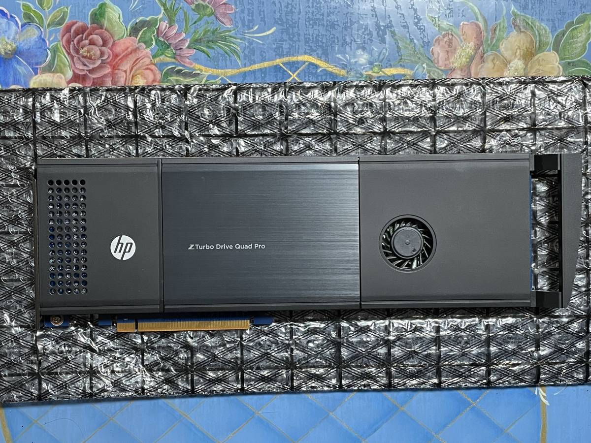 【目立った傷や汚れなし】美品 HP Z Turbo Drive Quad Pro ケーブル付 ① 「HP Z シリーズ」用 M.2 SSD増設 ...