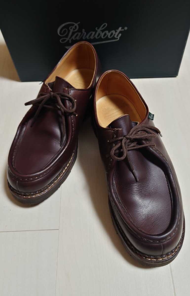 【目立った傷や汚れなし】PARABOOTS パラブーツ MICHAEL MARCHE Ⅱ ミカエル マルシェ 2 MARRON−LIS CAFE 43の落札情報詳細 - Yahoo ...