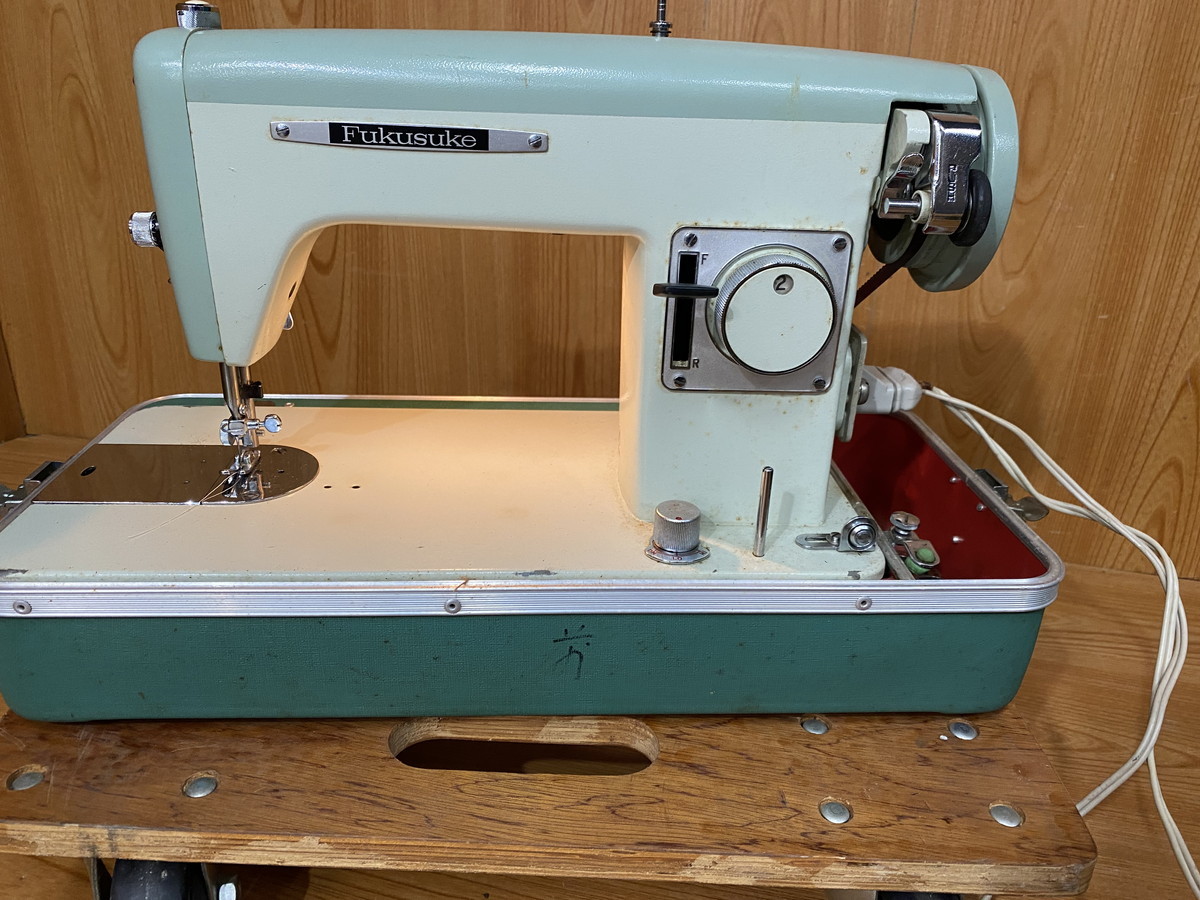 【中古】FUKUSUKE 福助 FT－101型職業用ミシン アンティークの落札情報詳細 - ヤフオク落札価格検索 オークフリー