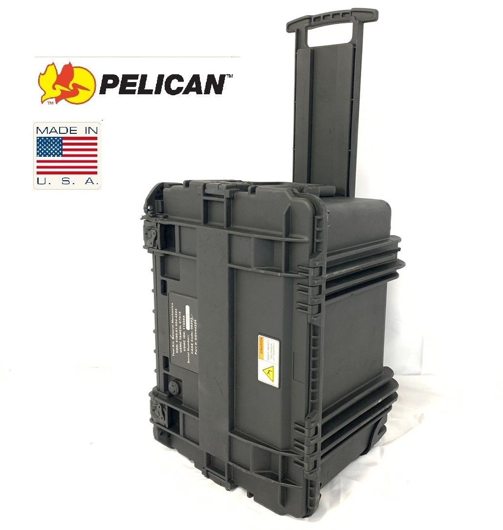 【傷や汚れあり】【米軍放出品】ペリカン/Pelican ツールボックス 工具箱 ツールチェスト ハードケース キャスター付き 収納ケース 道具 ...