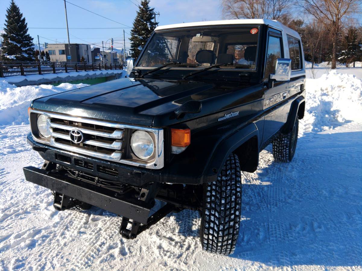 【走行距離 145,731 km】《14万キロ5MT!!》整備多数 平成6年 ランクル70 ミドル ZX HZJ73 FRPトップ 記録簿多数！（検：ランドクルーザー 1HZ BJ 74 ...