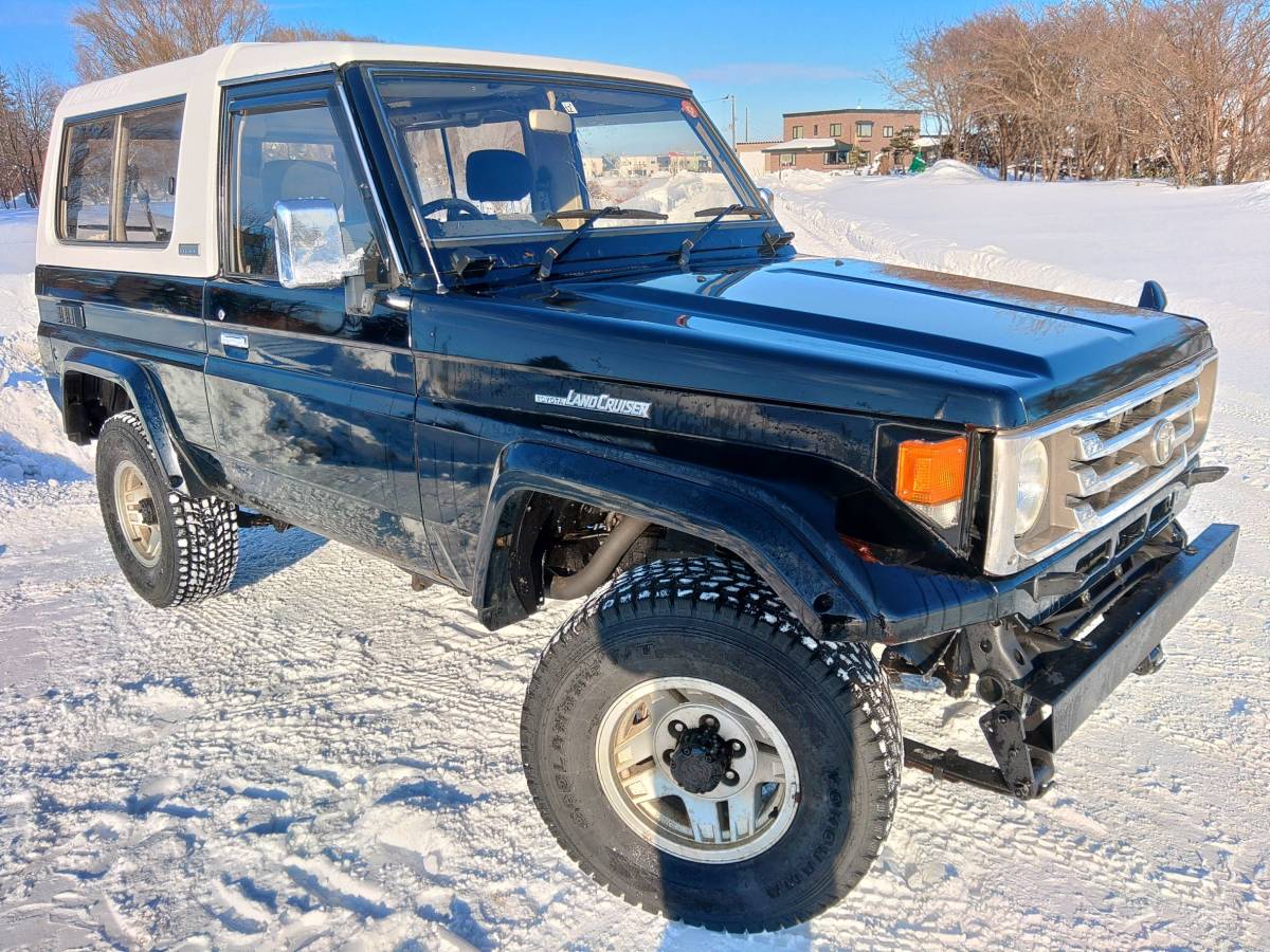 【走行距離 145,731 km】《14万キロ5MT!!》整備多数 平成6年 ランクル70 ミドル ZX HZJ73 FRPトップ 記録簿多数！（検：ランドクルーザー 1HZ BJ 74 ...