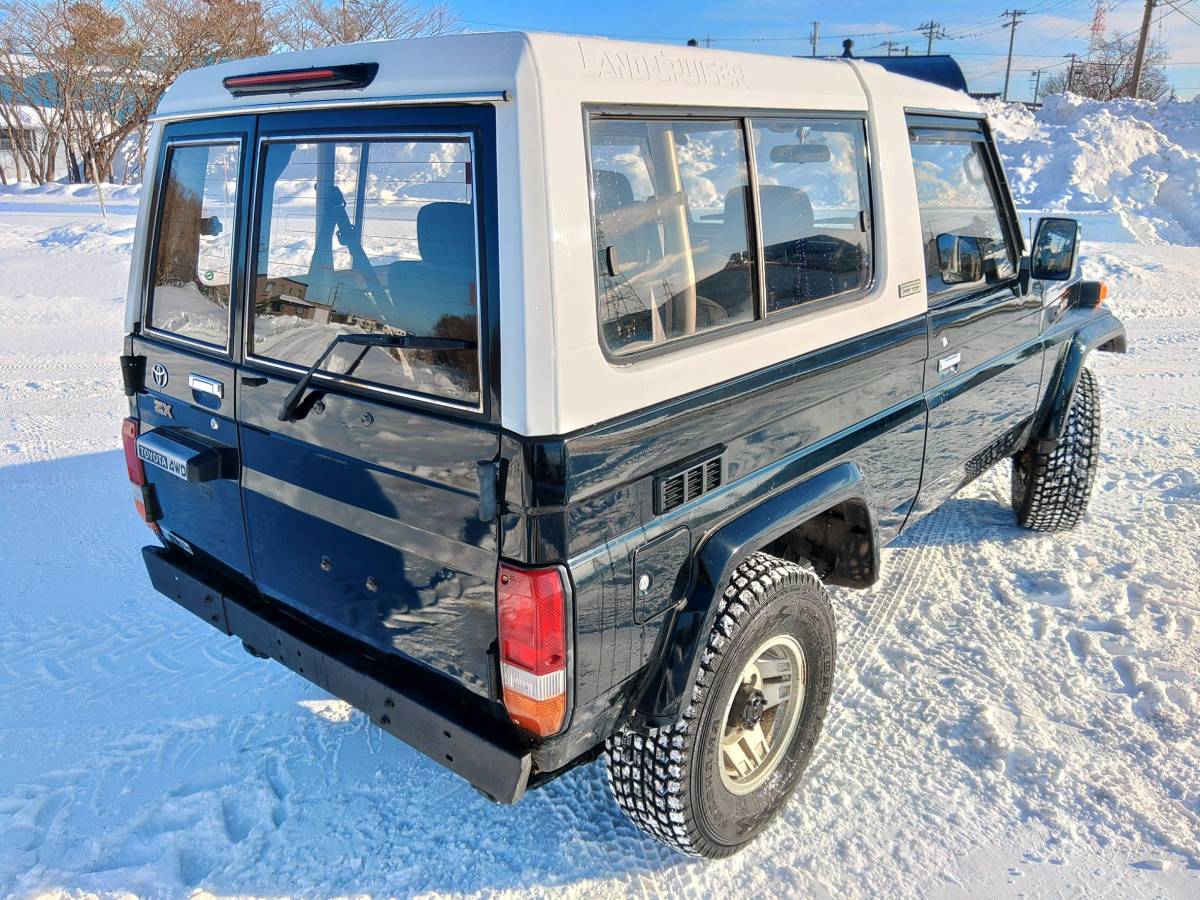 【走行距離 145,731 km】《14万キロ5MT!!》整備多数 平成6年 ランクル70 ミドル ZX HZJ73 FRPトップ 記録簿多数！（検：ランドクルーザー 1HZ BJ 74 ...