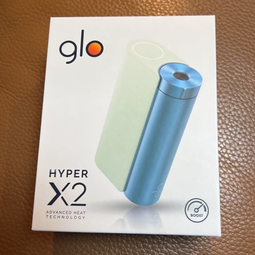 【未使用】未使用・未開封・箱付き glo HYPER X2 STARTER KIT 加熱式たばこ 喫煙グッズ ミントブルー グロー本体 スターターキット glo の落札情報詳細| ヤフオク落札 ...