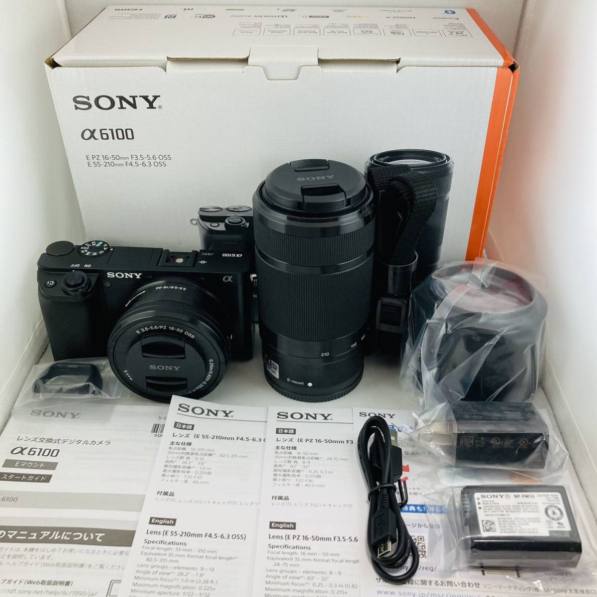 【未使用に近い】SONY ソニー ILCE-6100Y α6100 ダブルズーム レンズキット 美品の落札情報詳細 - Yahoo ...