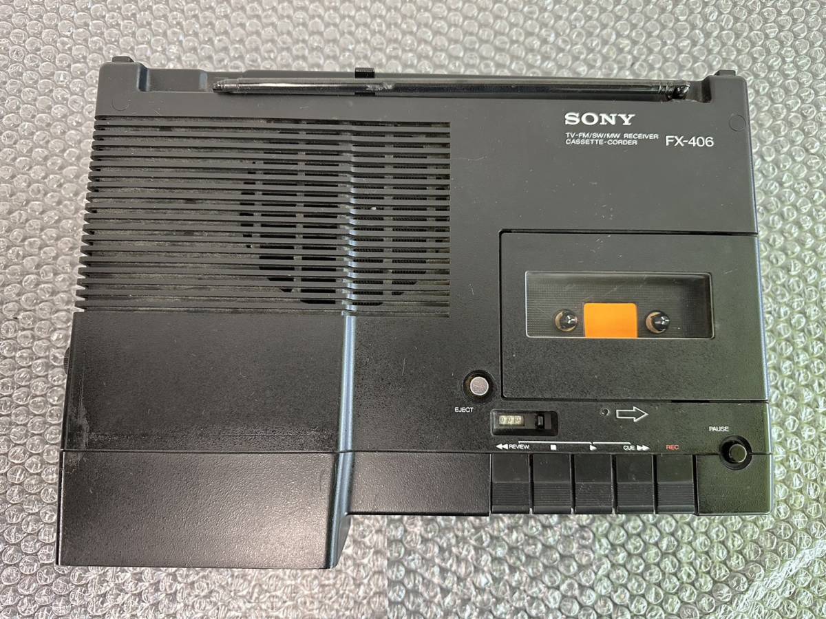 【全体的に状態が悪い】J16458(023)-604/AM0【名古屋】SONY ソニー MODEL FX-406 TV-FM/SW/MW ...