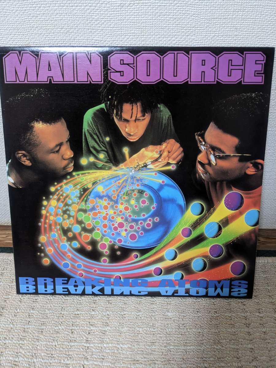 【やや傷や汚れあり】main source large professor 直筆サイン付き breaks the atom ...