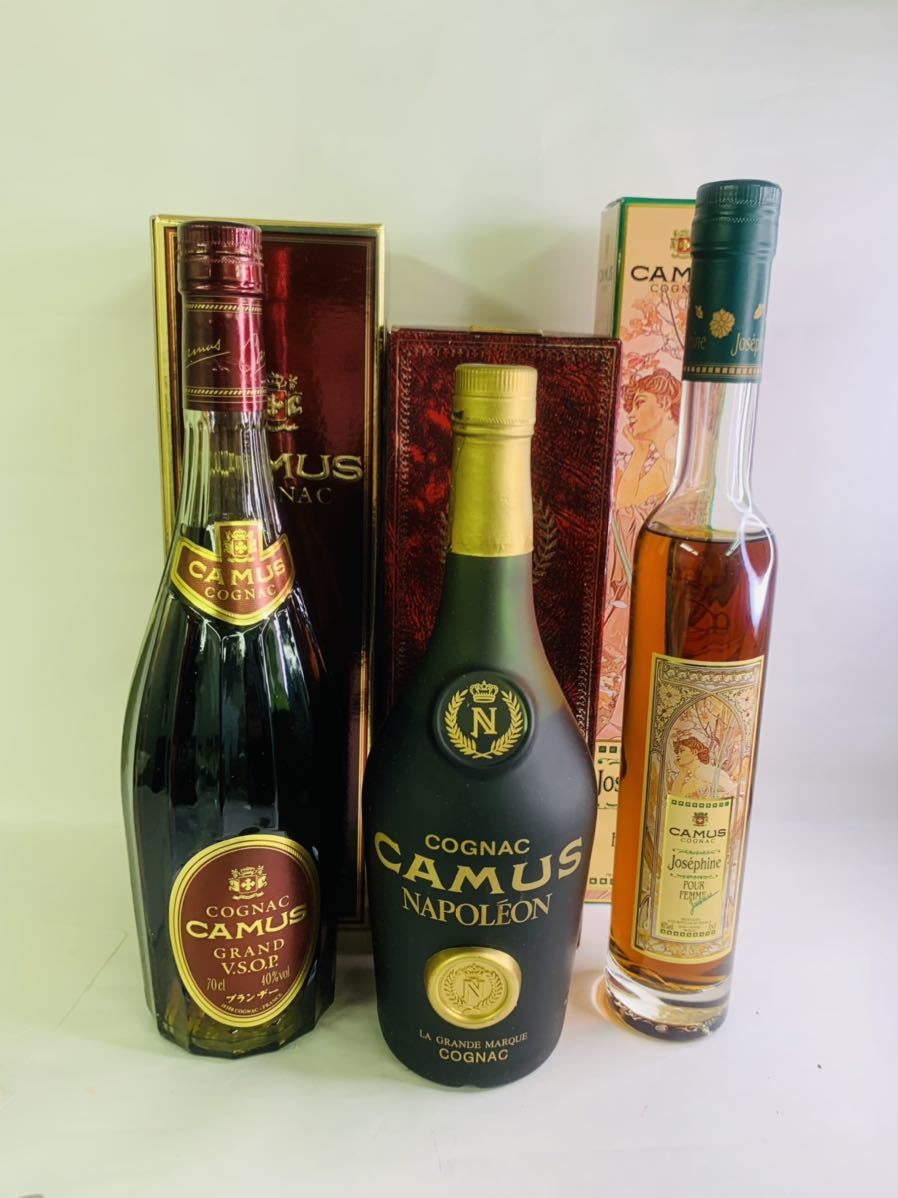 【未使用】NAPOLEON EXTRA ナポレオン エクストラ グランマルキ CAMUS COGNAC カミュ コニャック 700ml 木製 ...