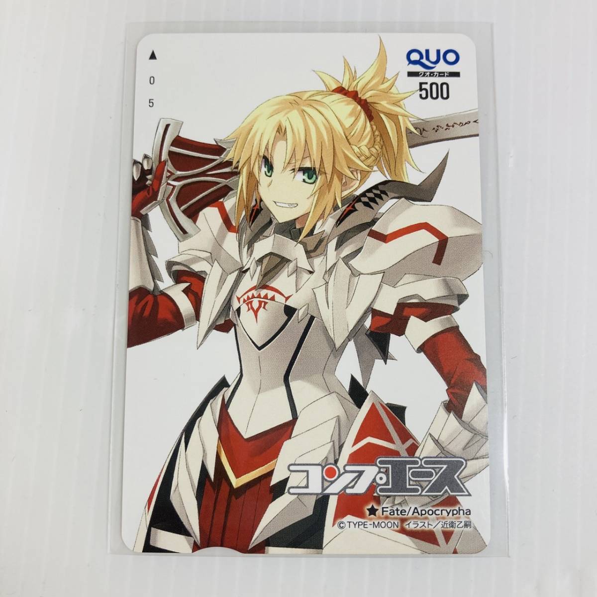 【未使用】KK216『Fate/Apocrypha』コンプティーク/TYPE-MOON QUOカード/図書カードの落札情報詳細 - Yahoo!オークション落札価格検索 オークフリー