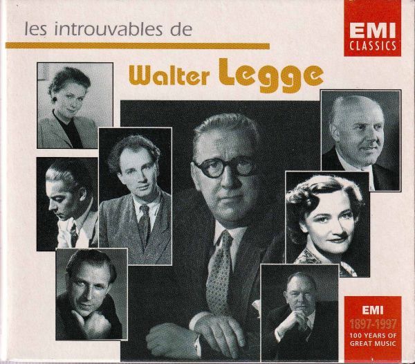 【やや傷や汚れあり】ウォルター・レッグ稀少音源集～Les Introuvables de Walter Legge【4CD】の落札情報詳細 ...