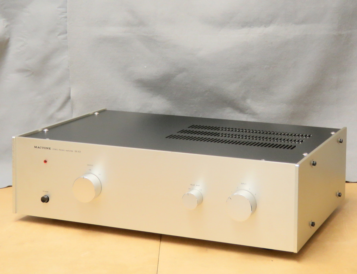 【目立った傷や汚れなし】真空管プリアンプ MACTONE XX-100 取説付き 動作確認済の落札情報詳細 - ヤフオク落札価格検索 オークフリー